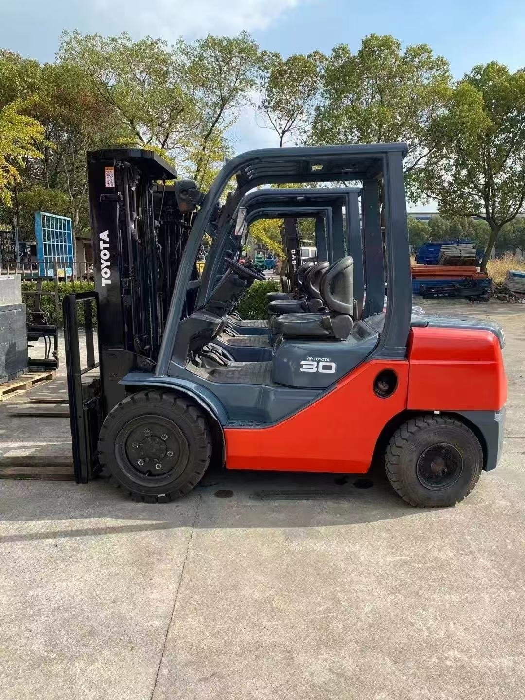 Japanese original Used toyota 8fd30 3ton forklift secondhand excellent ...